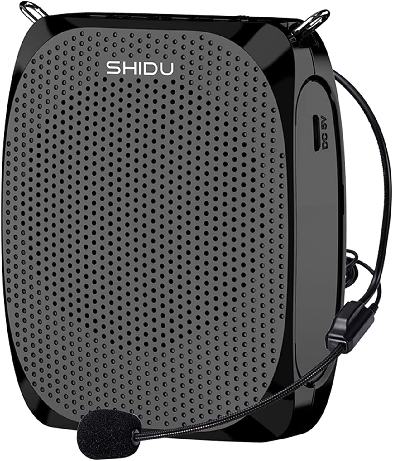 SHIDU Portable Rechargeable Voice Amplifier with Wired Neckband ...