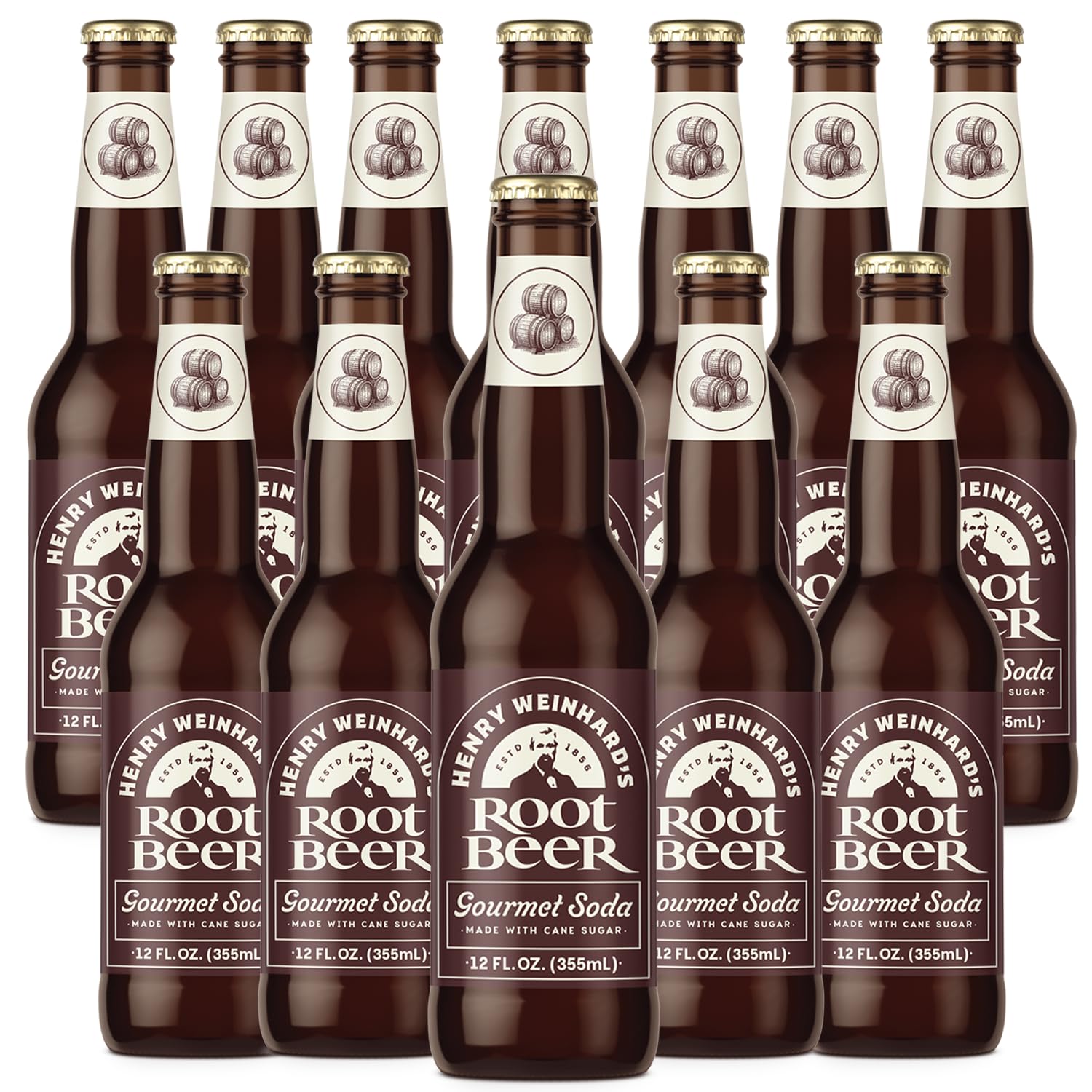 Amazon.com: Henry Weinhard's Root Beer 12 Pack | 12oz Glass Bottles ...