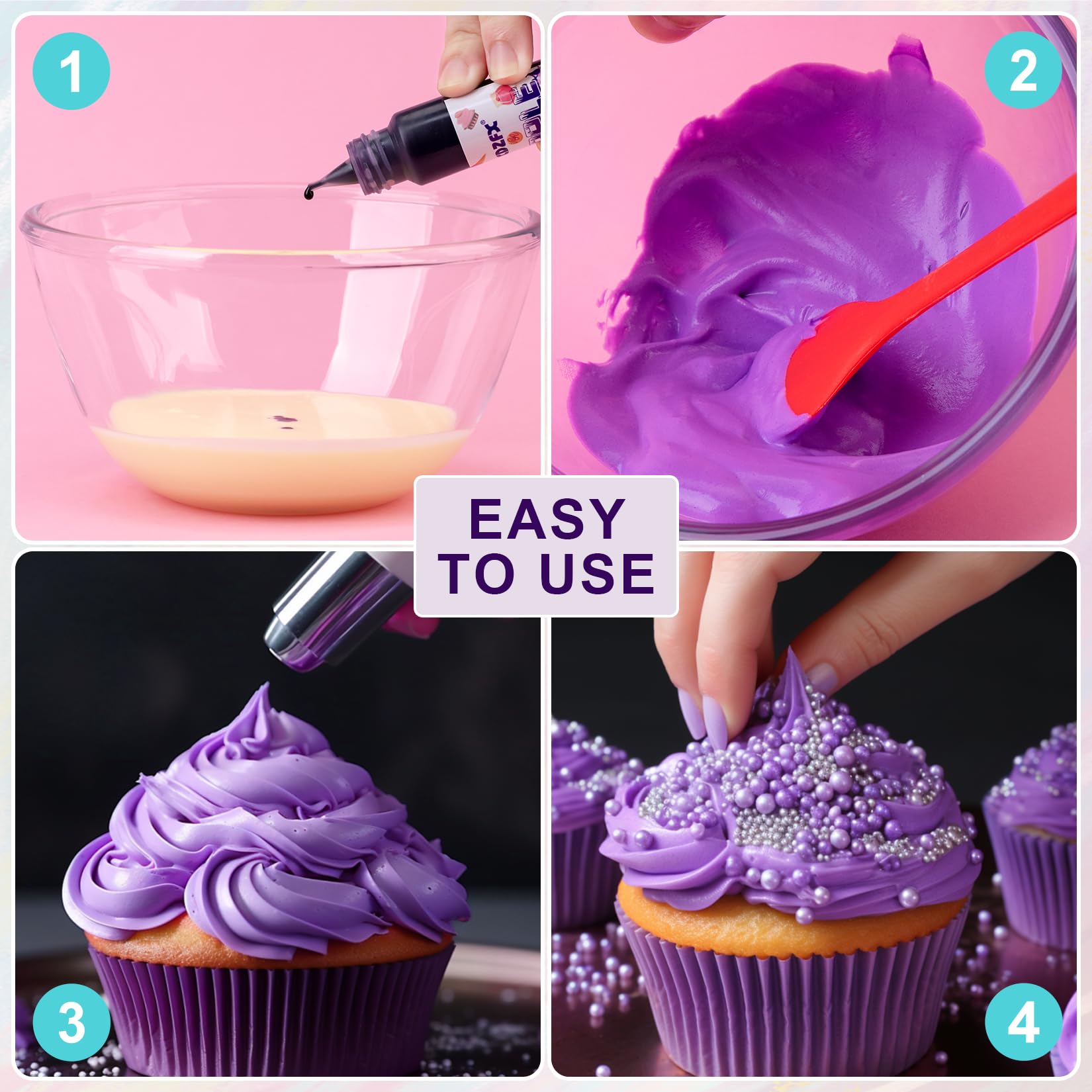 Lavender Food Coloring Food Colouring Powder Violet 4 G / 0.5 Oz