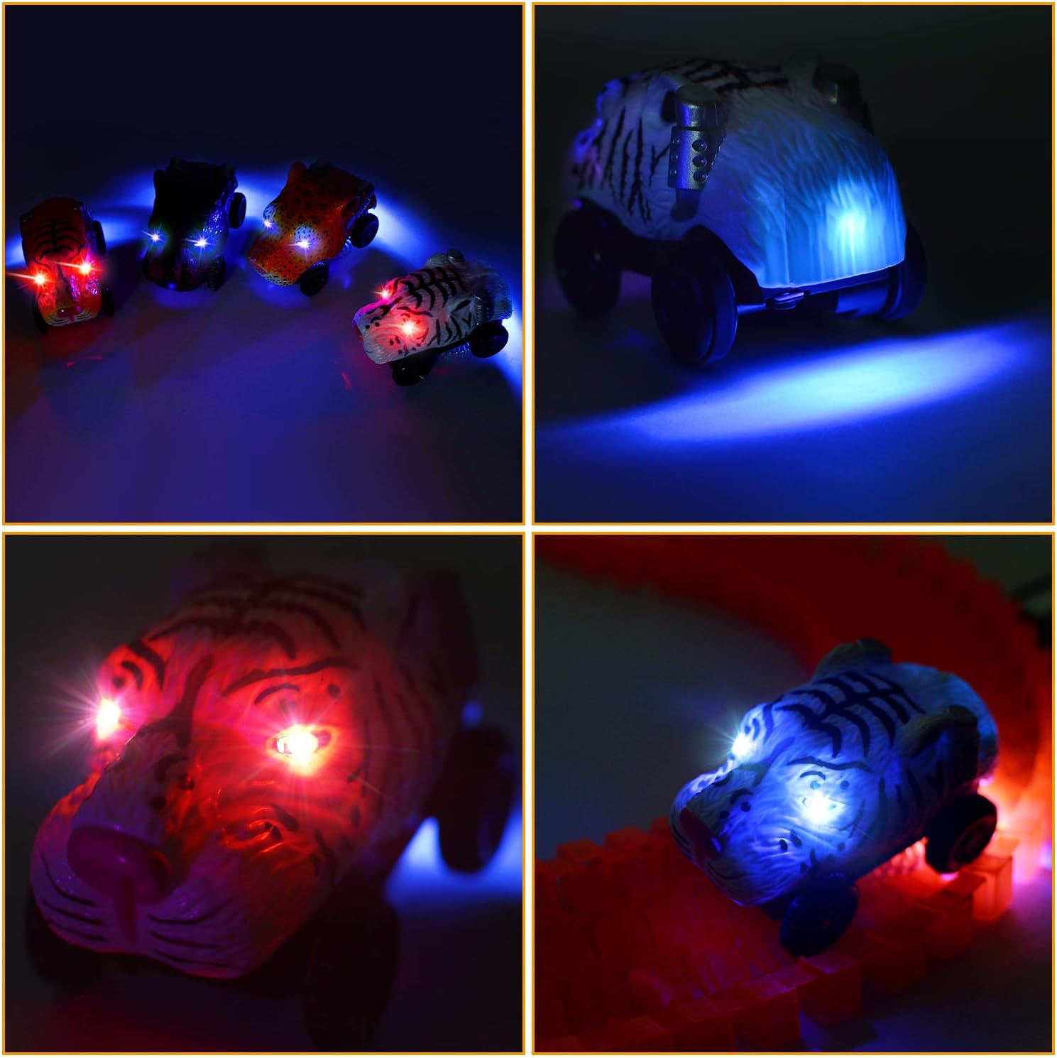 Save Unicorn Tracks Cars only Replacement, Race Cars for Tracks Glow in ...