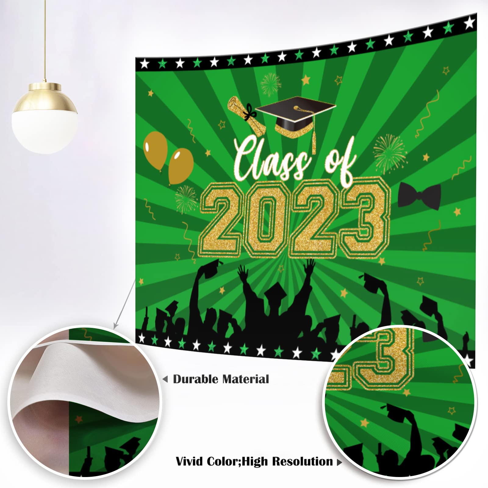 Graduation Background Wallpaper Green