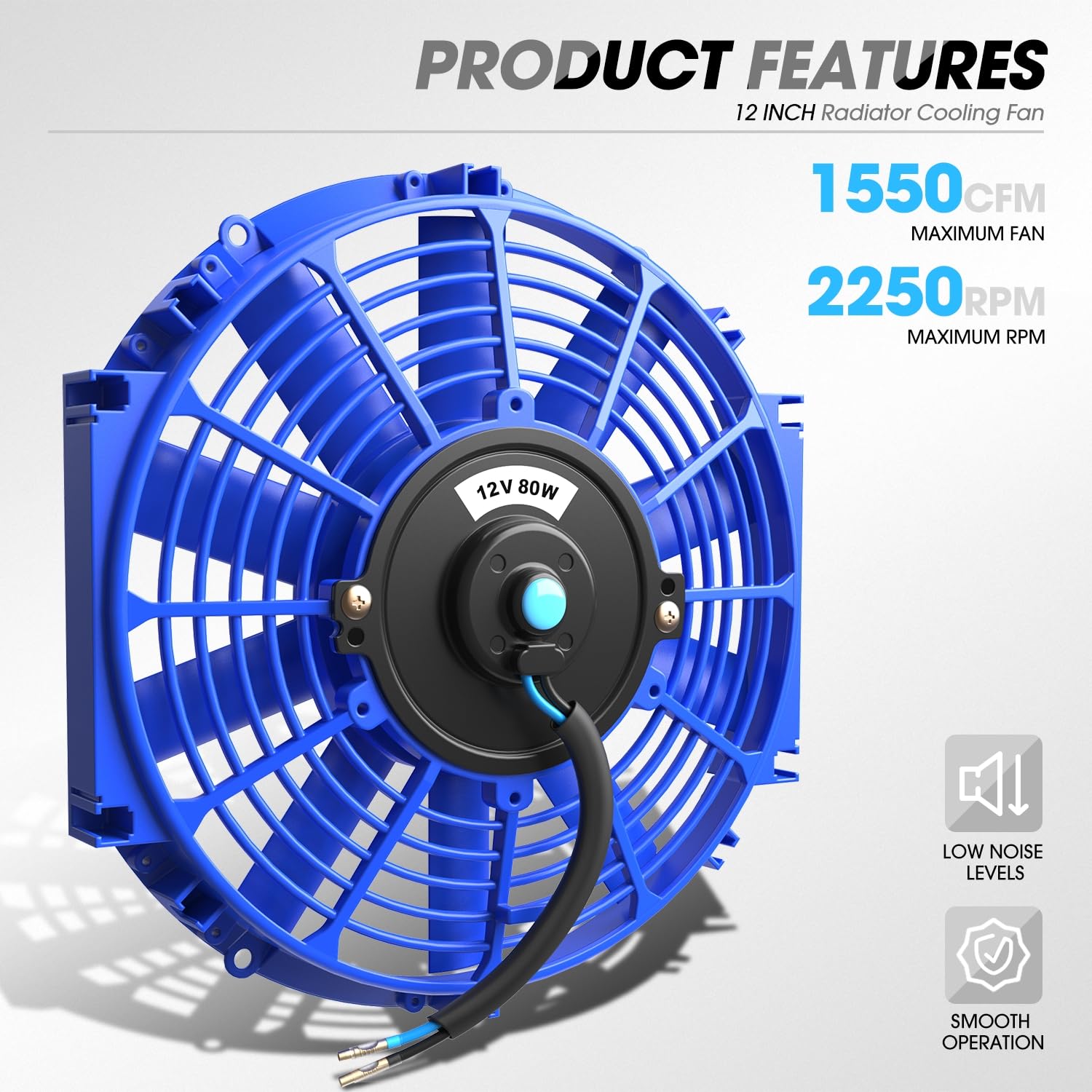 Snapklik.com : DNA Motoring 12 Inch High Performace Electric Cooling ...