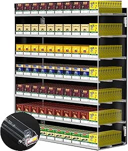 Amazon.com: ZHFENGZHOU Cigarette Rack Display Shelf Multi Layer ...