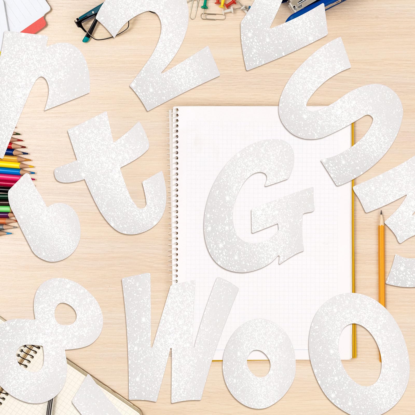 Snapklik.com : Colarr 216 Pcs Glitter Bulletin Board Letters For ...