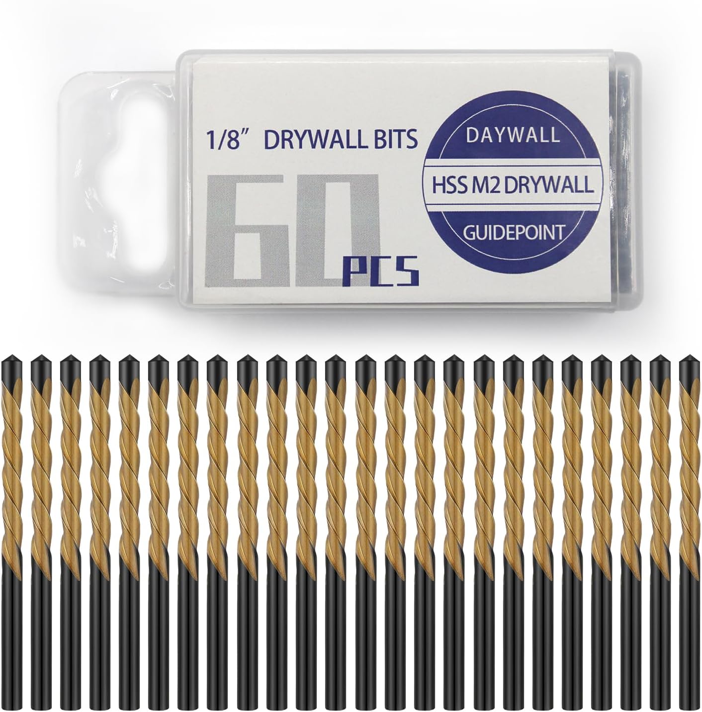 Roto-Zip 1/8" Guide Point Drywall Router Bits for Cutout Tools (16-Pack ...