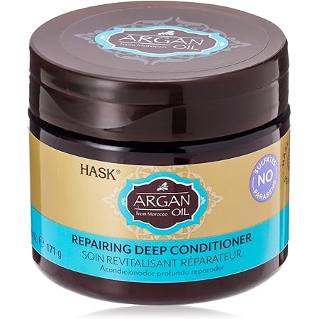 Amazon.com: HASK ARGAN OIL Repairing Deep Conditioner Treatments for ...