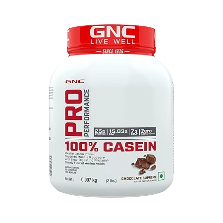 GNC Pro Performance 100% Micellar Casein | 2 lbs | 25 Servings ...