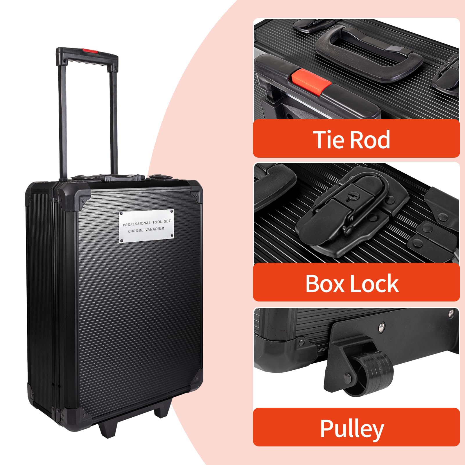 Power Tool Set with 18V Cordless Drill, Electric Power Drill Set, Tool ...