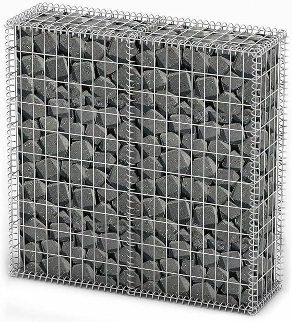 Amazon.com : Gabion Basket with Lids | Gabion Stone Basket Cage ...
