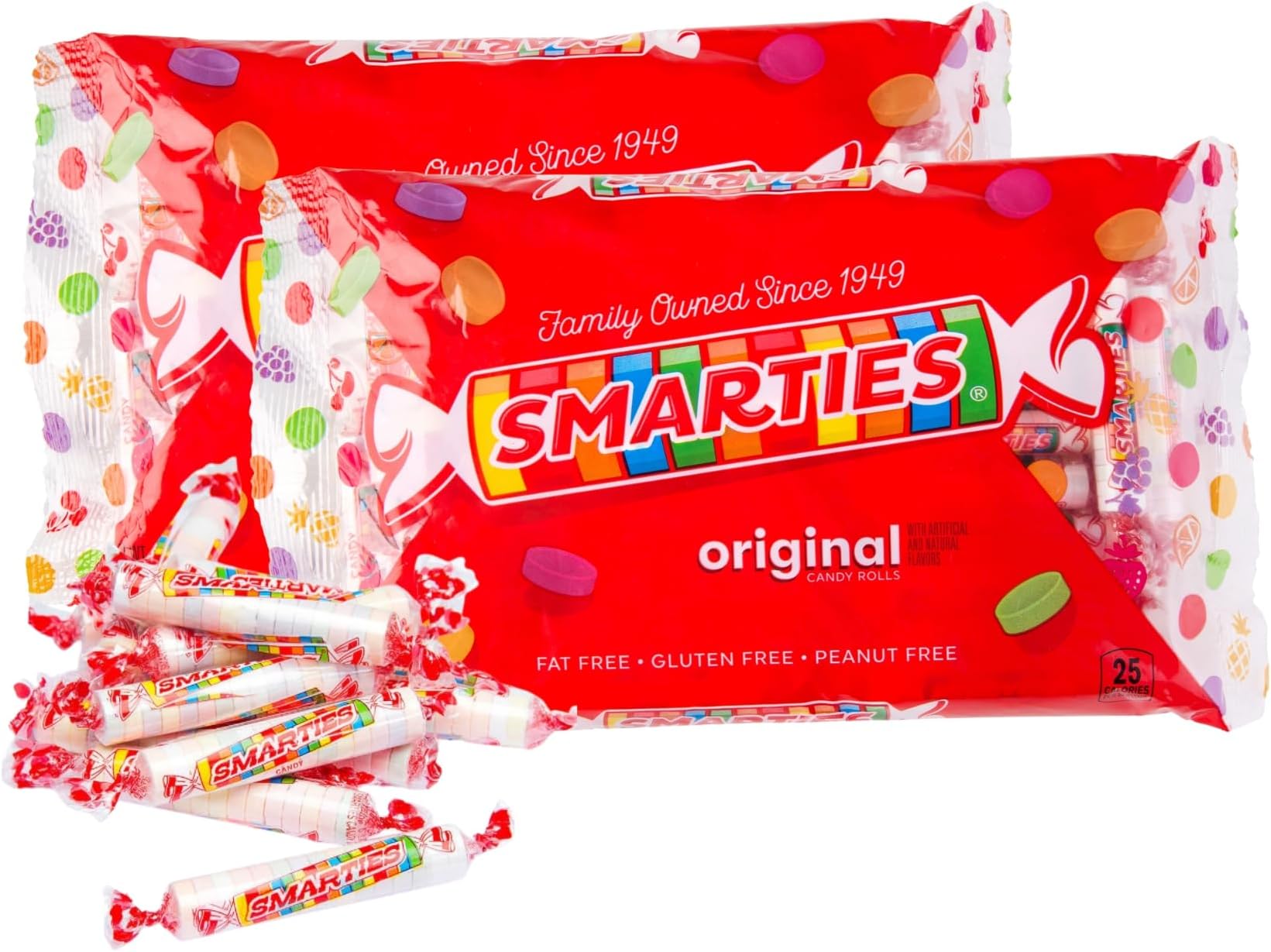 Amazon.com: Smarties Candy Rolls Original Flavor Bulk Gluten Free ...