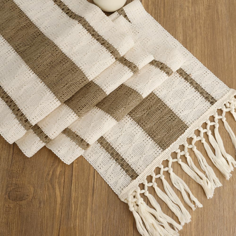Amazon.com: Boho Table Runner Farmhouse Table Runner 72 Inches Long ...
