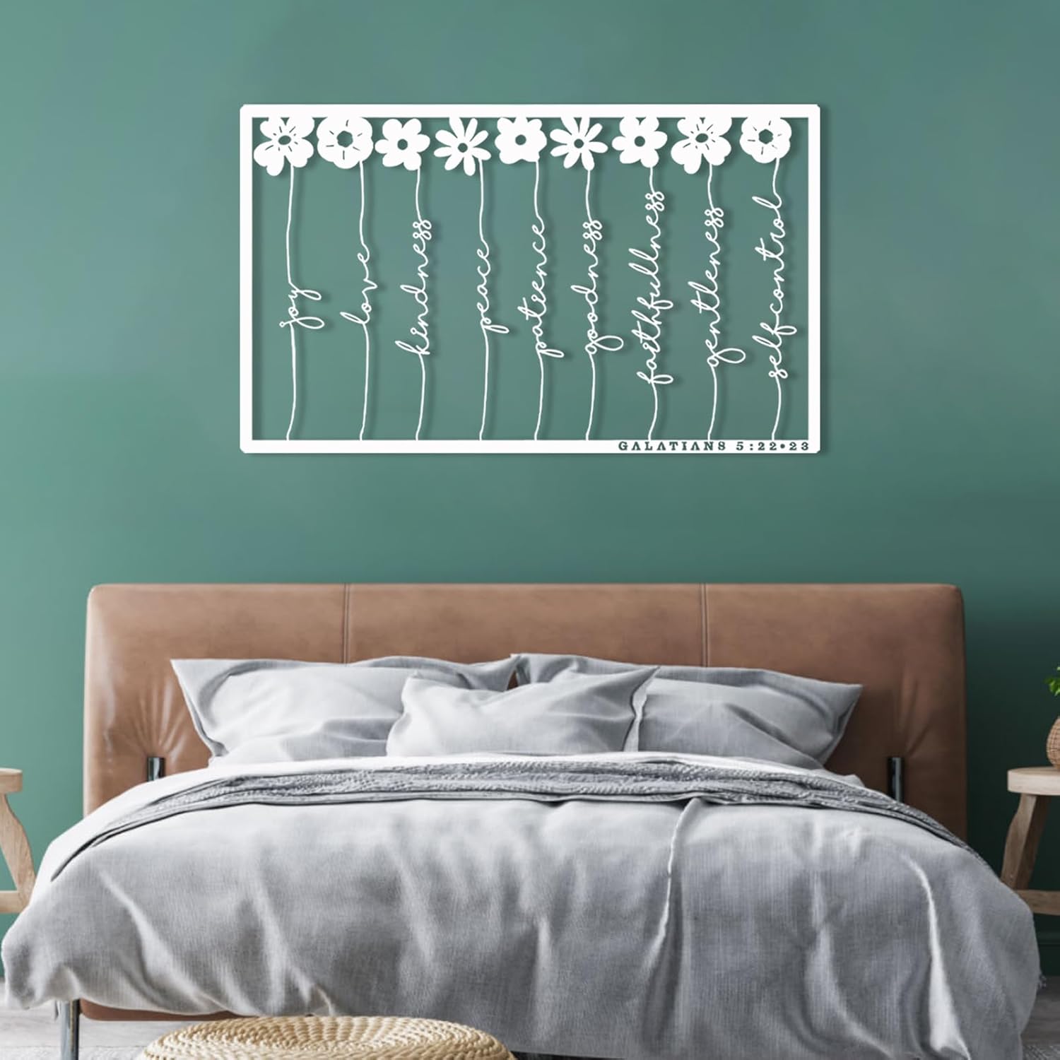 Amazon.com: Metal Wall Decor - Galatians 5:22-23 Fruit of the Spirit ...