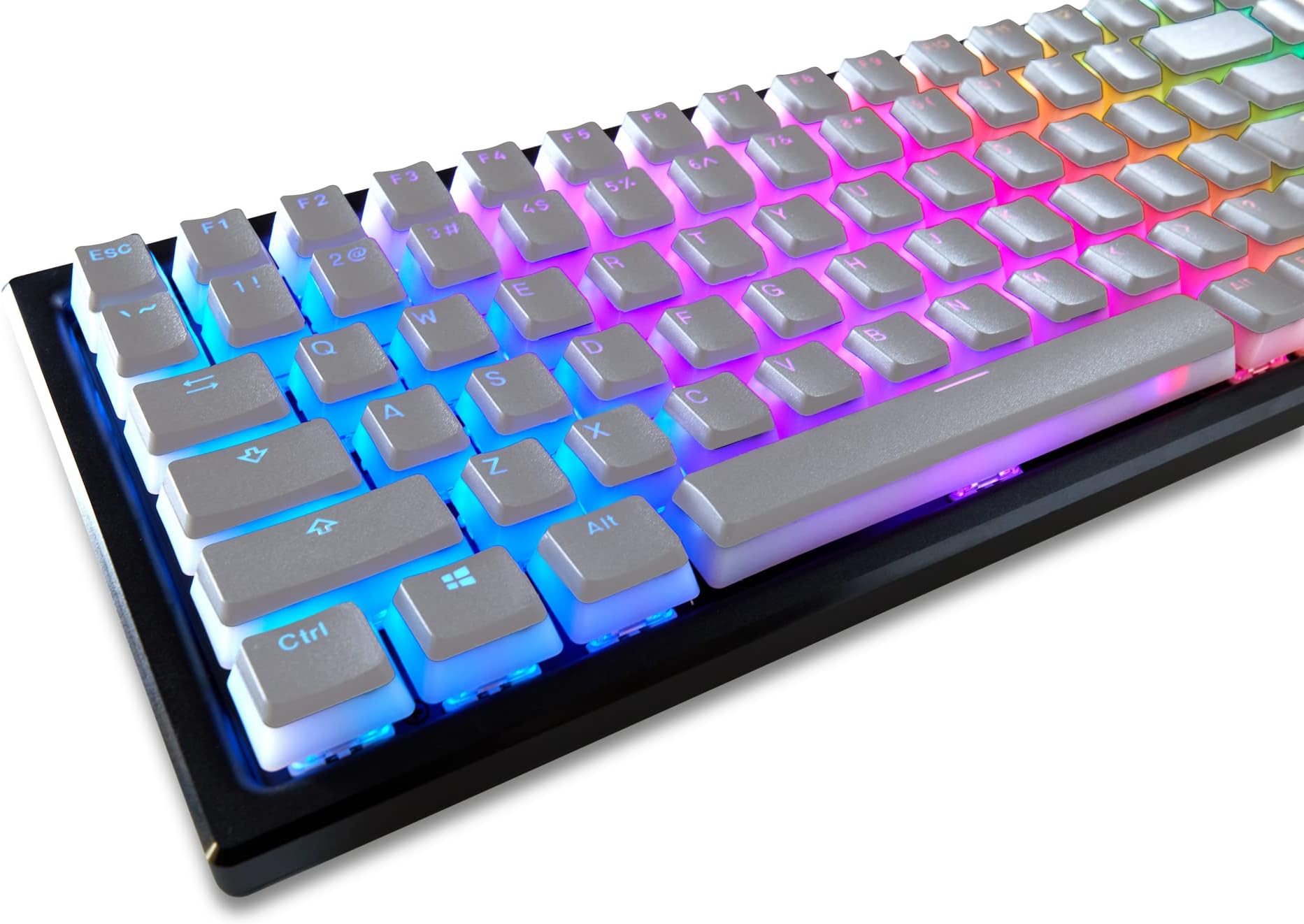 Amazon.com: Glorious Polychroma Keycaps: Clear for RGB Shine Through ...