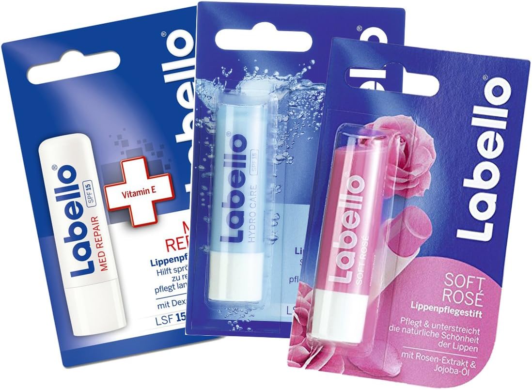 Amazon.com : Labello Pearl & Shine Lip Balm 5g stick : Lip Balms And ...