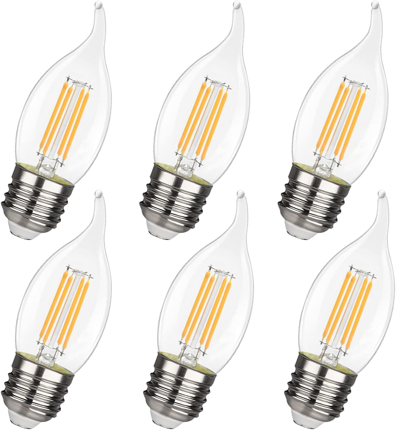 Amazon.com: AIELIT E26 Candelabra LED Light Bulbs 25 Watt Equivalent ...
