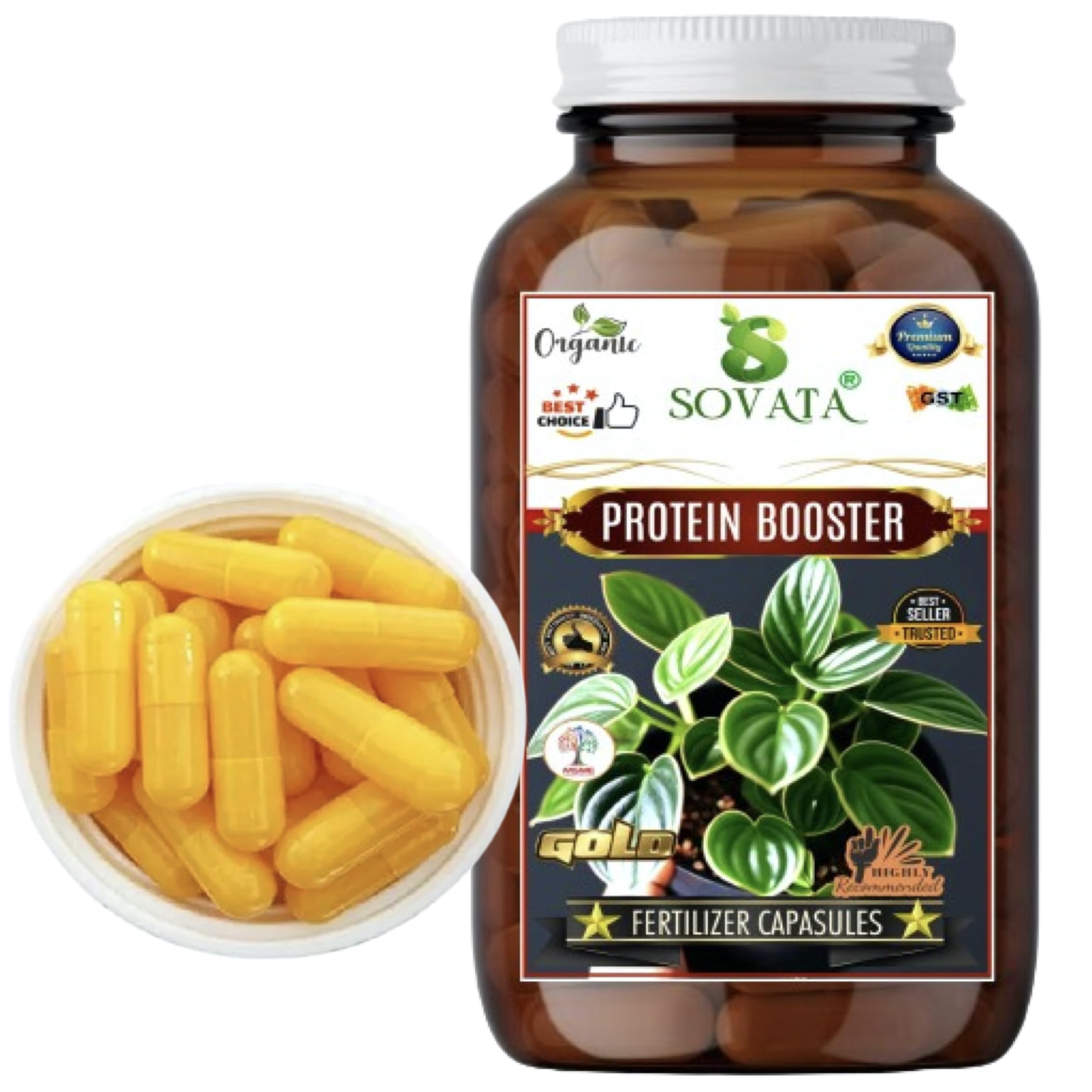 Sovata® Protein Booster Fertilizer Capsules (51 no's), Slow Release ...