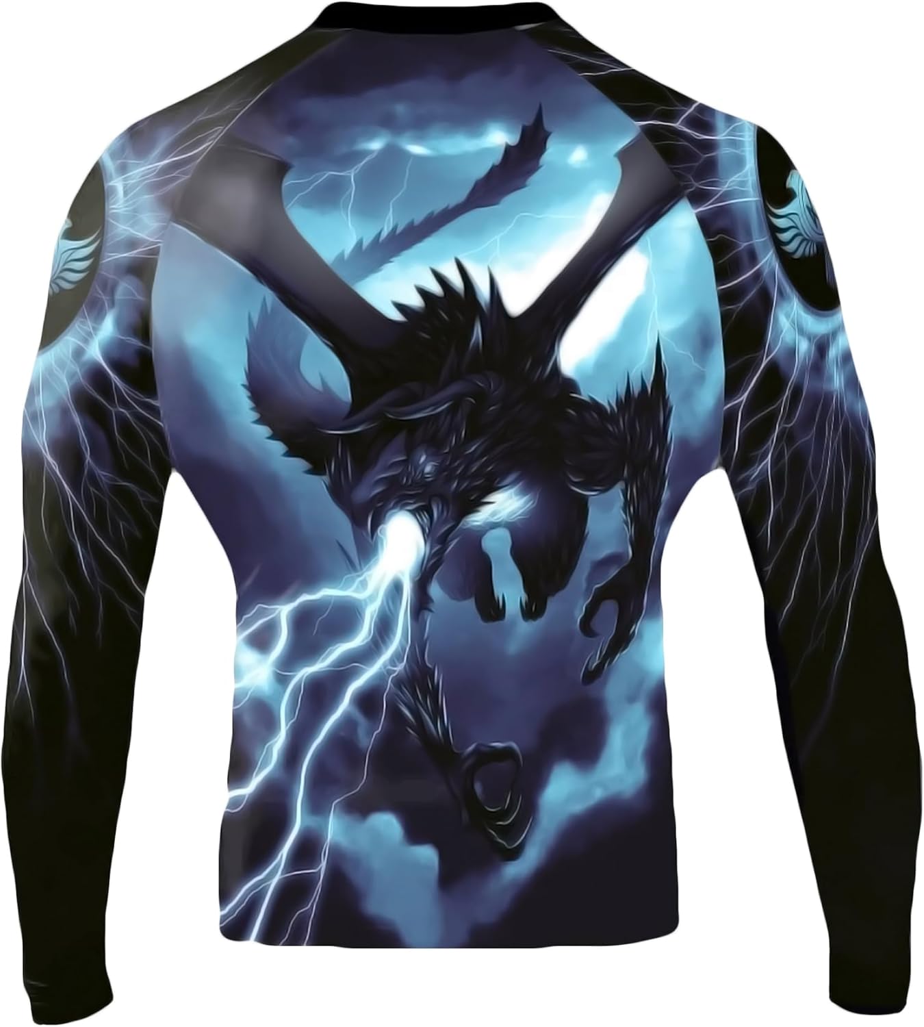 Raven Fightwear Men's Dragons BJJ Jiu Jitsu Rash Guard MMA at Amazon ...