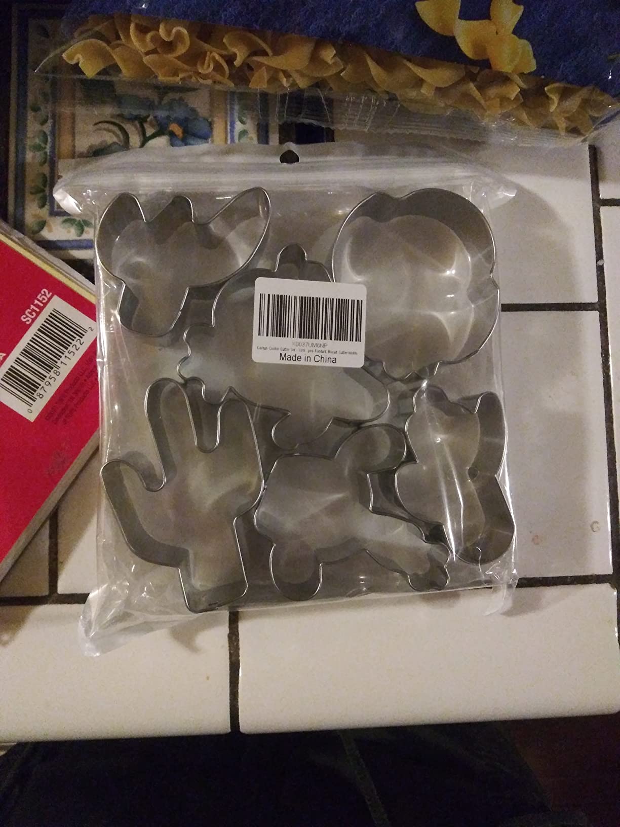 Amazon.com: Cactus Cookie Cutter Set - Xzhloym 6 Piece Stainless Steel ...
