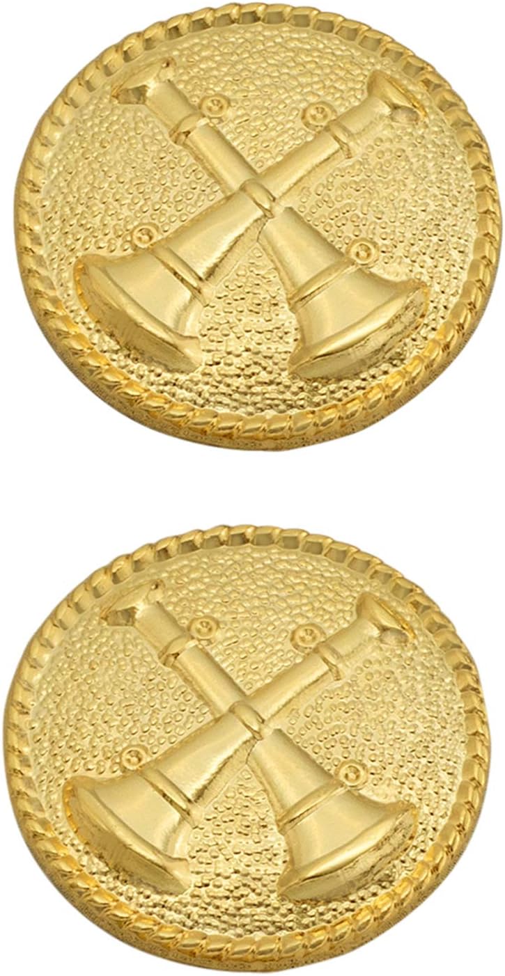 Amazon.com: Smith & Warren Two Crossed Battalion Fire Chief Bugles On ...