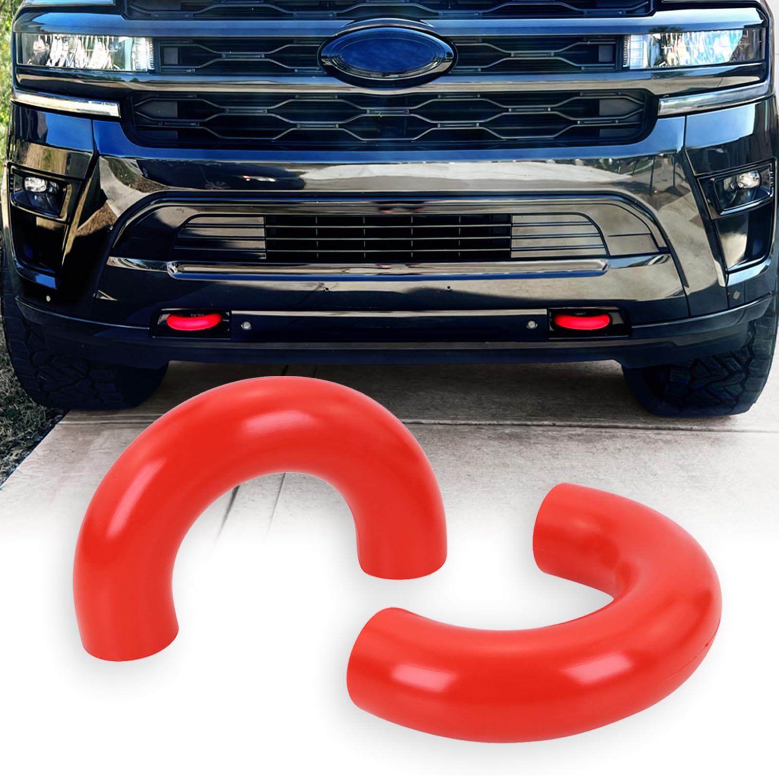 Amazon.com: GEATaaT Tow Hook Covers Compatible with Ford F150 2004-2024 ...