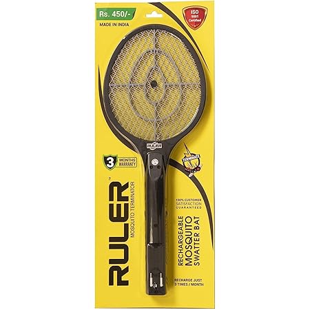 Hunter Ruler Rechargeable Mosquito Swatter Bat | ISO 9001 Certified ...