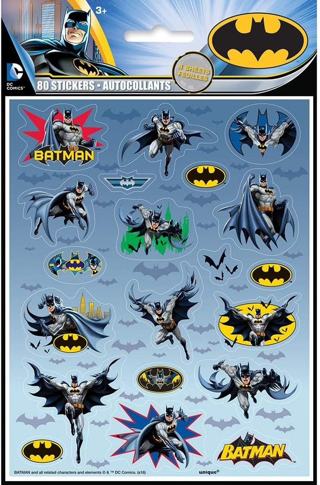 Amazon.com: Batman Sticker Sheets, 4ct : Toys & Games