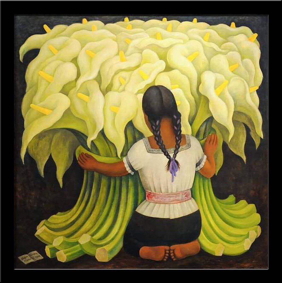 Tallenge - Diego Rivera - Untitled-(Girl With The Calla Lilies ...