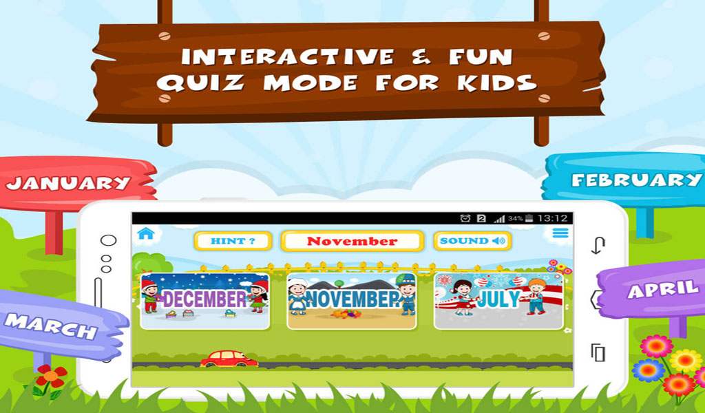 Learn Months Of Year - Kids Fun - App on Amazon Appstore