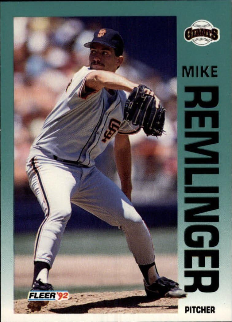 Amazon.com: 1992 Fleer Baseball Card #646 Mike Remlinger : Collectibles ...