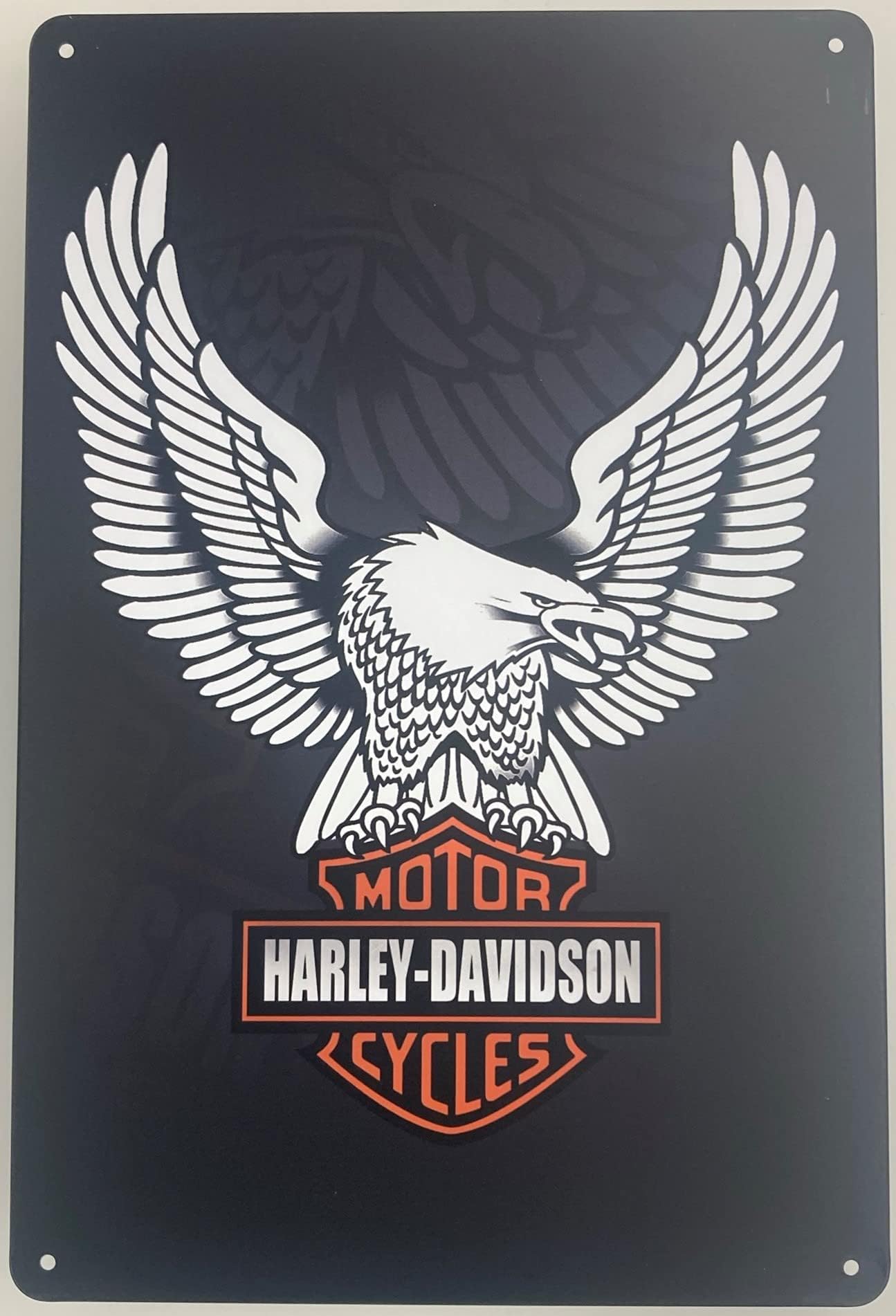 Amazon.com: Harley-Davidson Ride Hard Round 14 Inch Tin Sign 2010671 ...