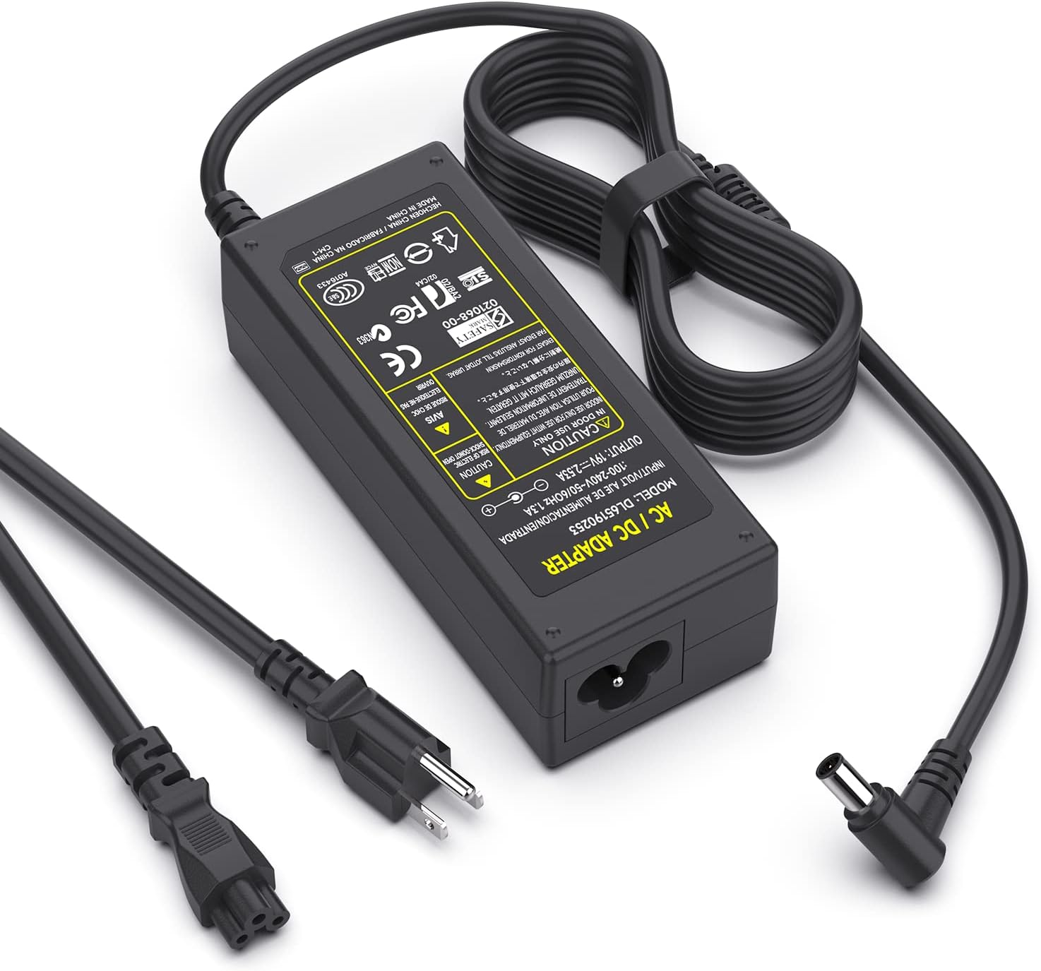 Amazon.com: 19V Power Cord for LG Monitor 32" 29" 27" 24" 23" 22" 20 ...