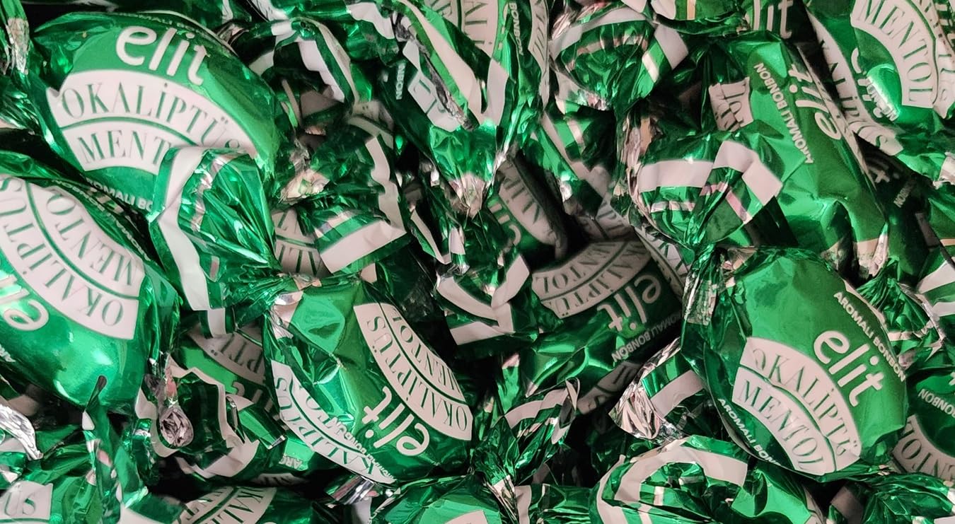 Amazon.com : Imported Eucalyptus Menthol Candy. Weight: 1lb : Grocery ...