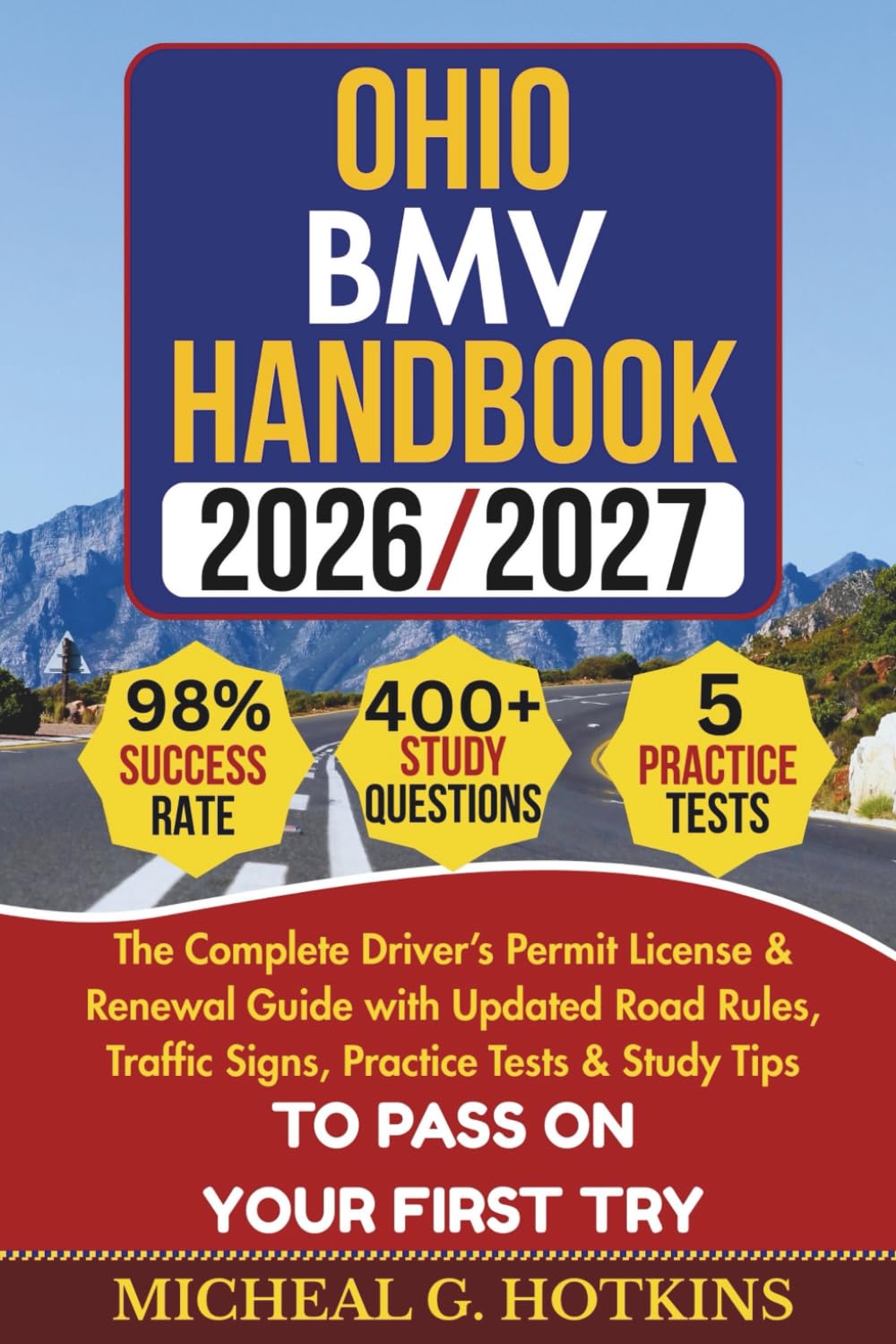 OHIO BMV HANDBOOK 2026/2027: Complete Driver’s Permit, License ...