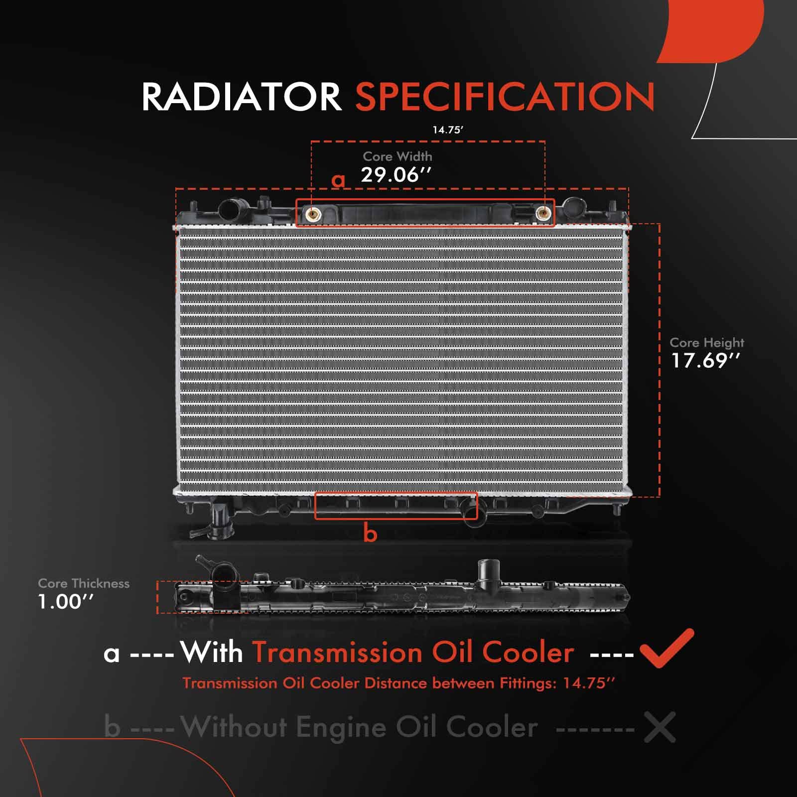 Radiator For Nissan Murano 2007null