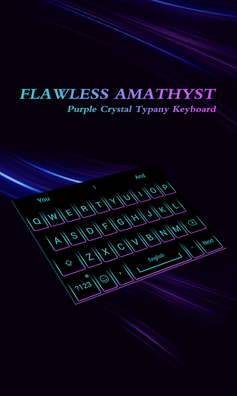 Purple Crystal Theme&Emoji Keyboard - App on Amazon Appstore