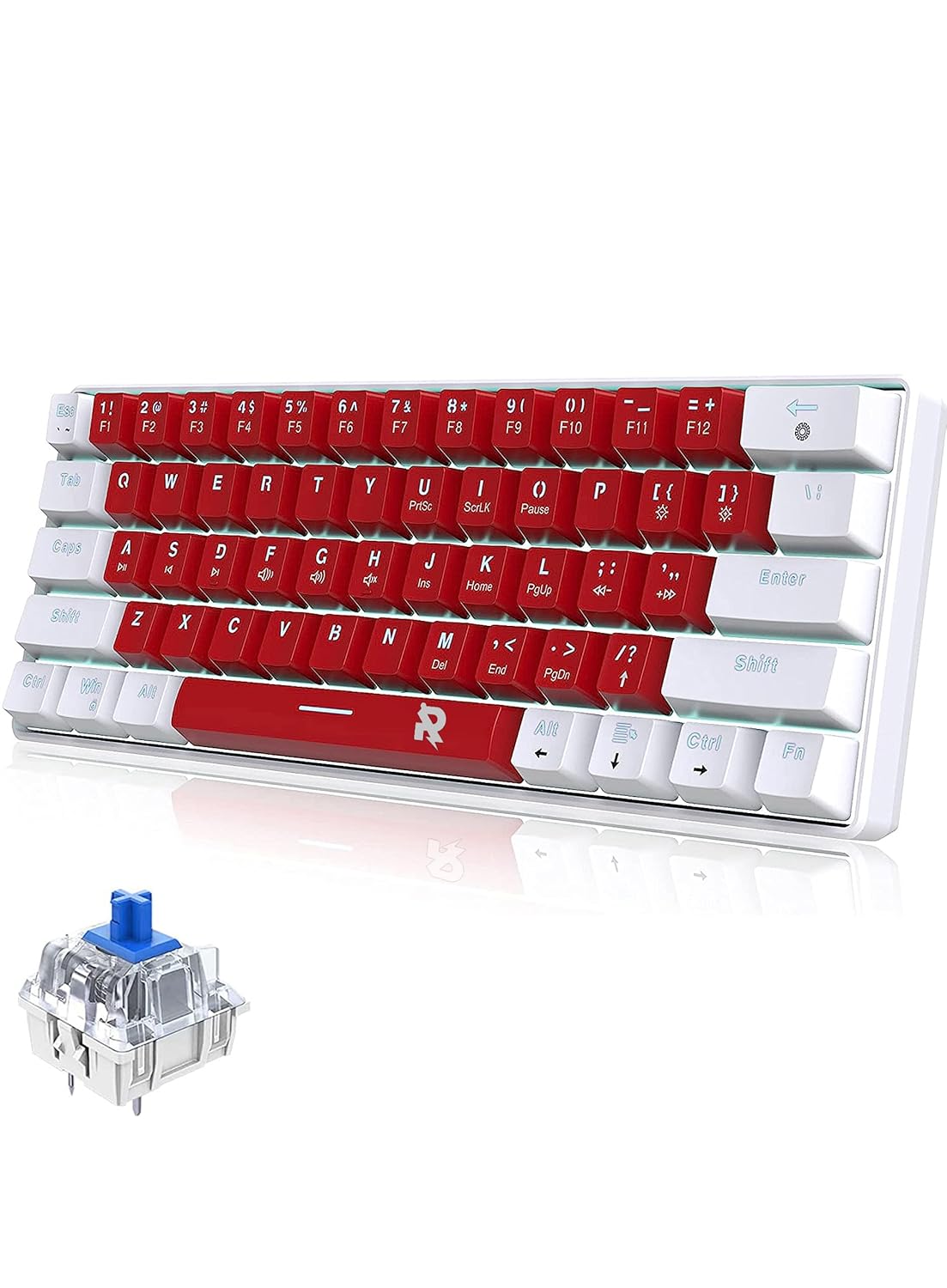 Amazon.in: Buy ROCK POW Wired Mechanical Gaming Keyboard, LED Backlit ...