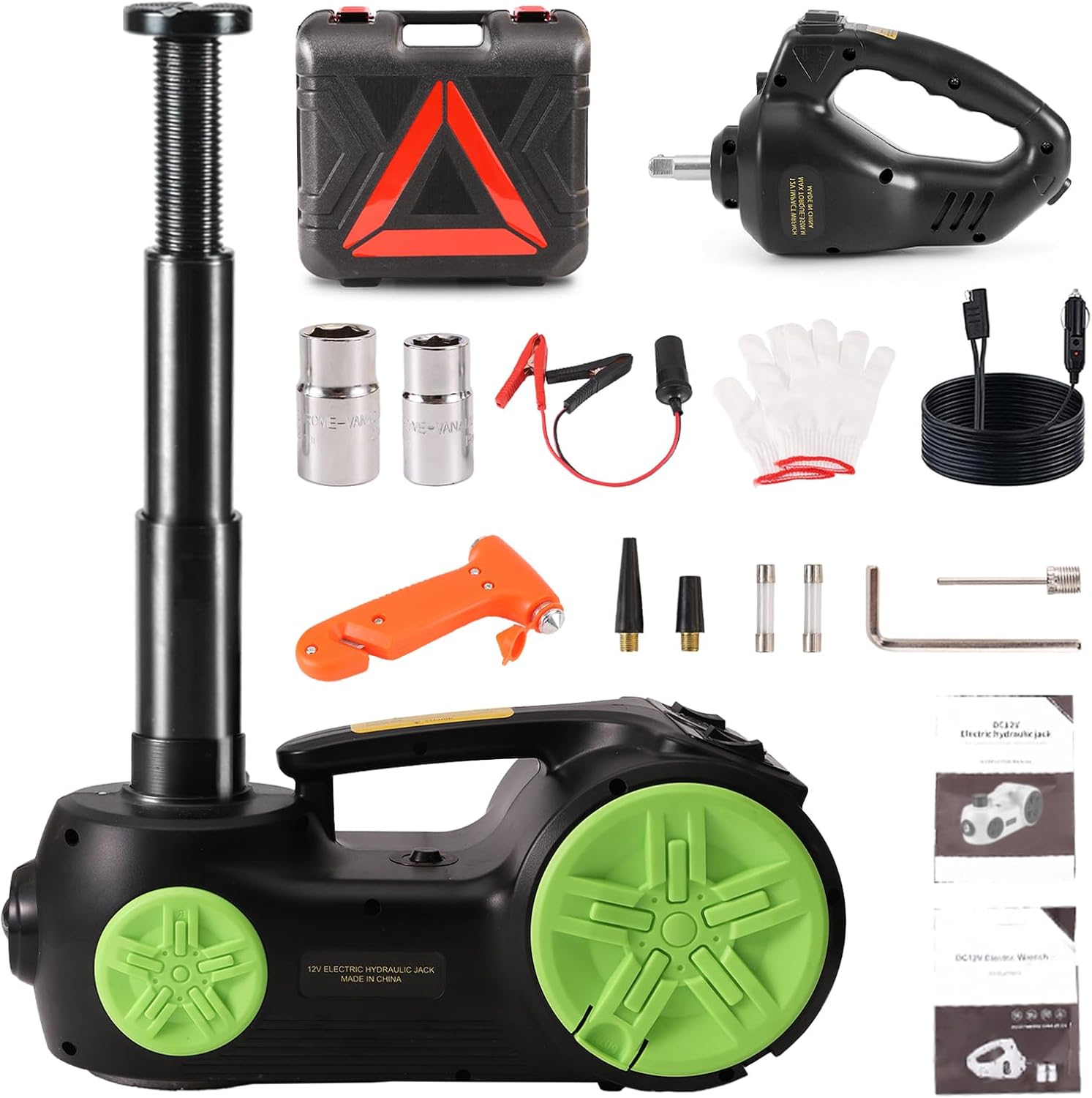 ROGTZ Upgraded Hydraulic Car Jack Set – 5 in 1 Vehicle Floor Jack Kit 5 ...