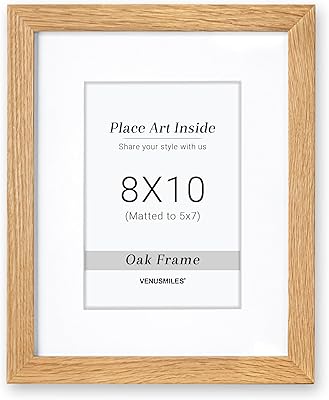 Amazon.com - upsimples 1pack Wooden Frame 8X10 bundle with 1 PVC 8X10