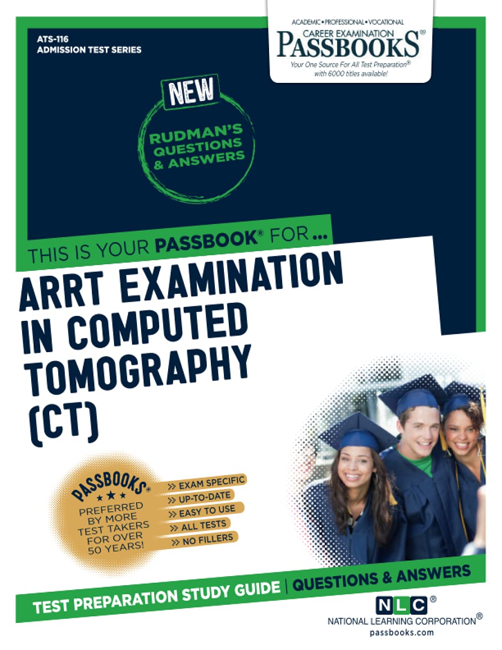 ARRT Examination In Computed Tomography (CT) (ATS-116): Passbooks Study ...
