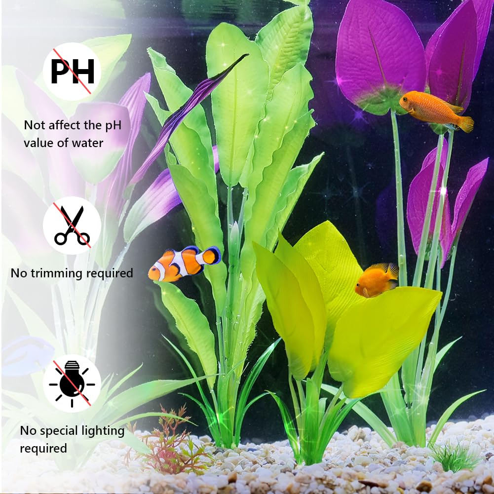 Snapklik.com : Aquarium Plants, Artificial Fish Tank Silk Decorations ...