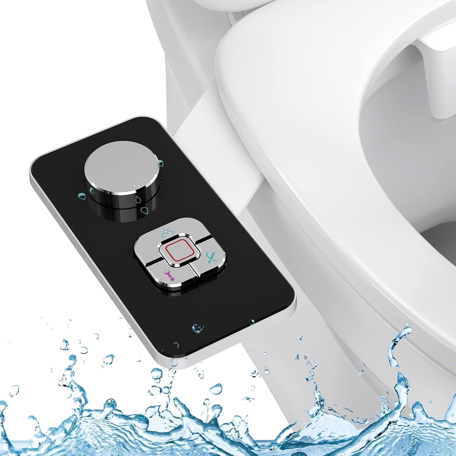 PENDEJATO Bidet Attachment for Toilet - Push Button WC Bidet with Self ...
