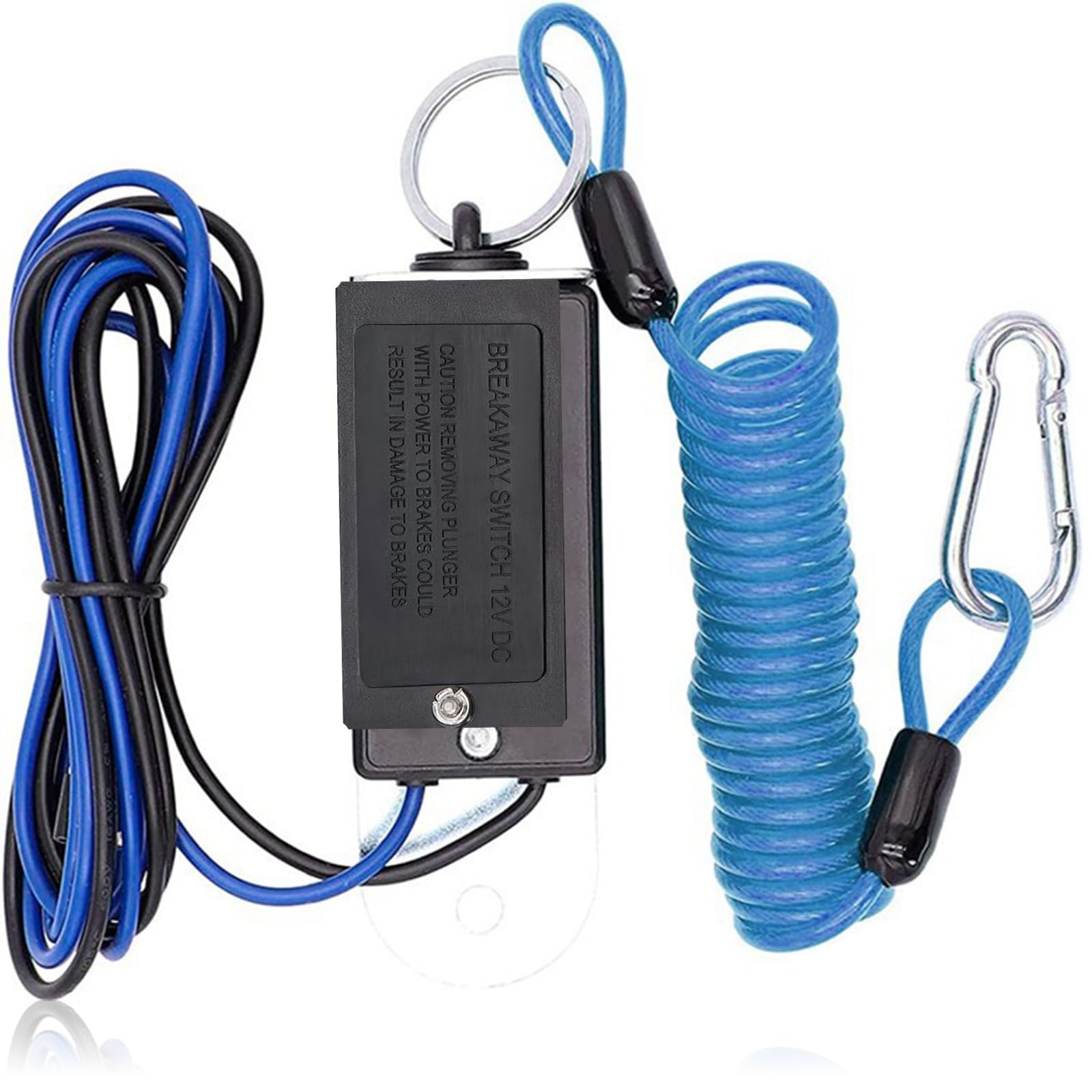 Amazon.com: RVpligo Trailer Breakaway Switch, Blue 6ft Breakaway Coiled ...