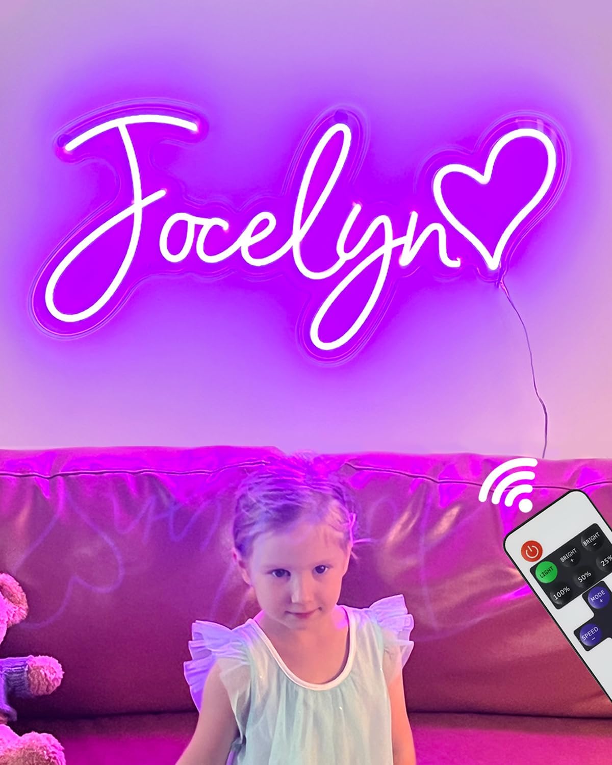 Amazon.com : Neon Name Sign Personalized, Custom LED Neon Name Signs ...