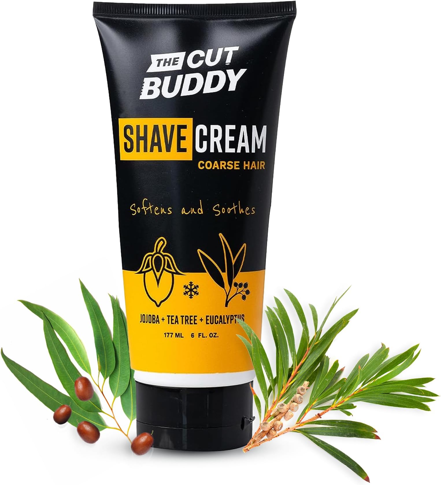 Amazon.com: Foaming Shave Cream for Men & Women, Softens & Soothes ...
