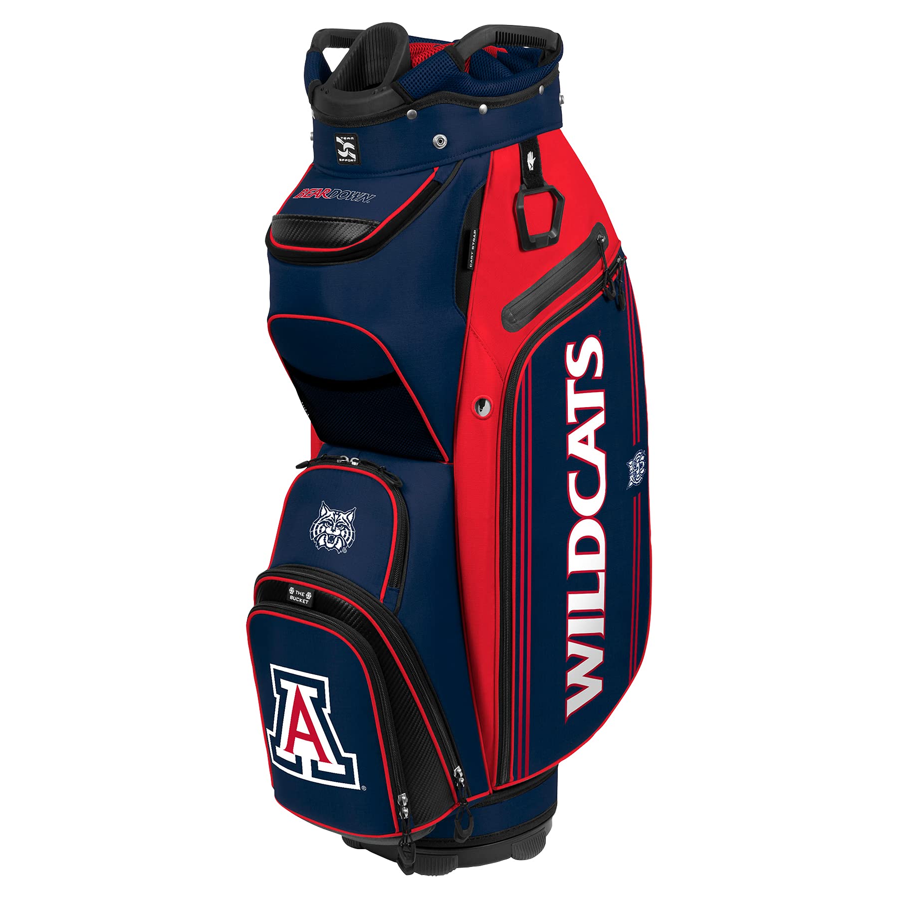 Snapklik.com : Arizona Wildcats Bucket III Cooler Cart Golf Bag