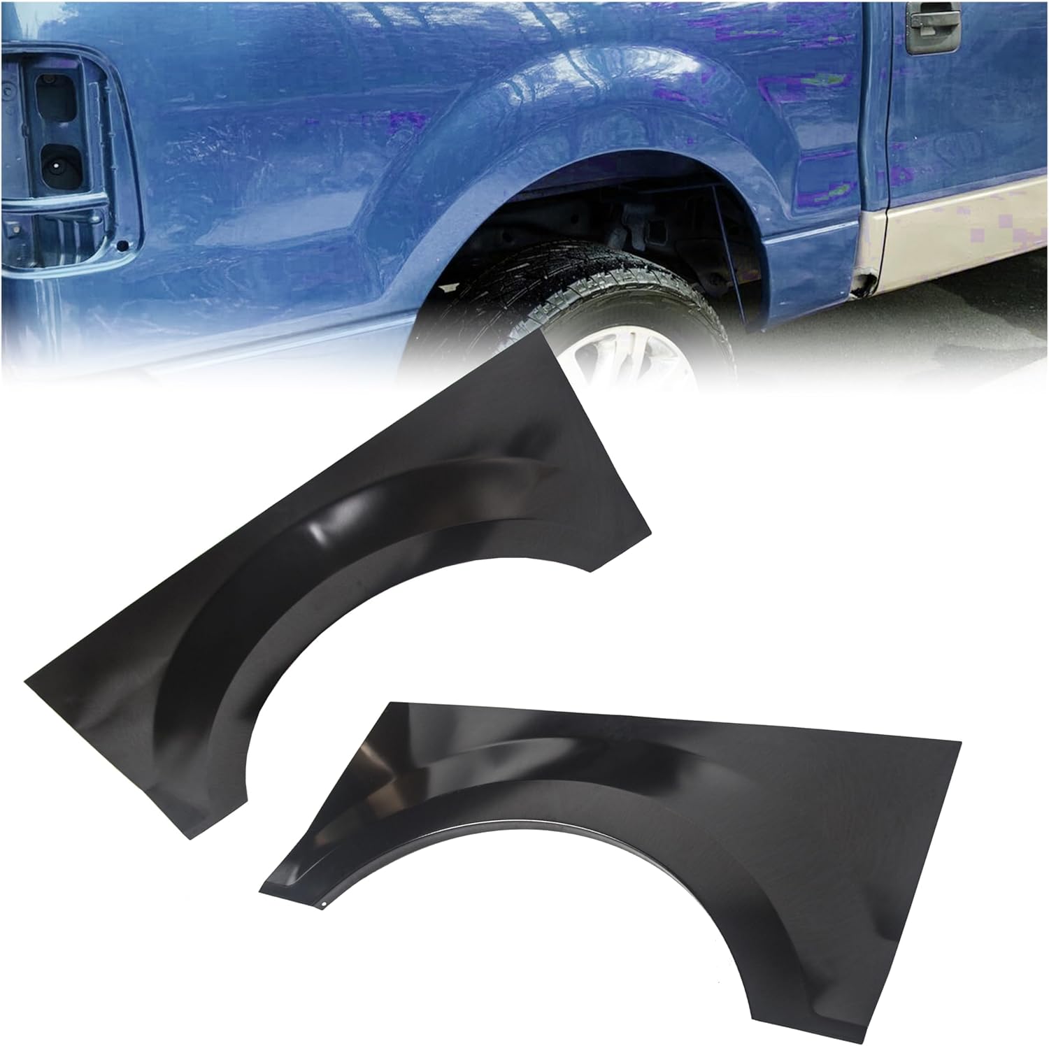 Amazon.com: KUAFU Truck Bed Wheel Arch Repair Panel Compatible with ...