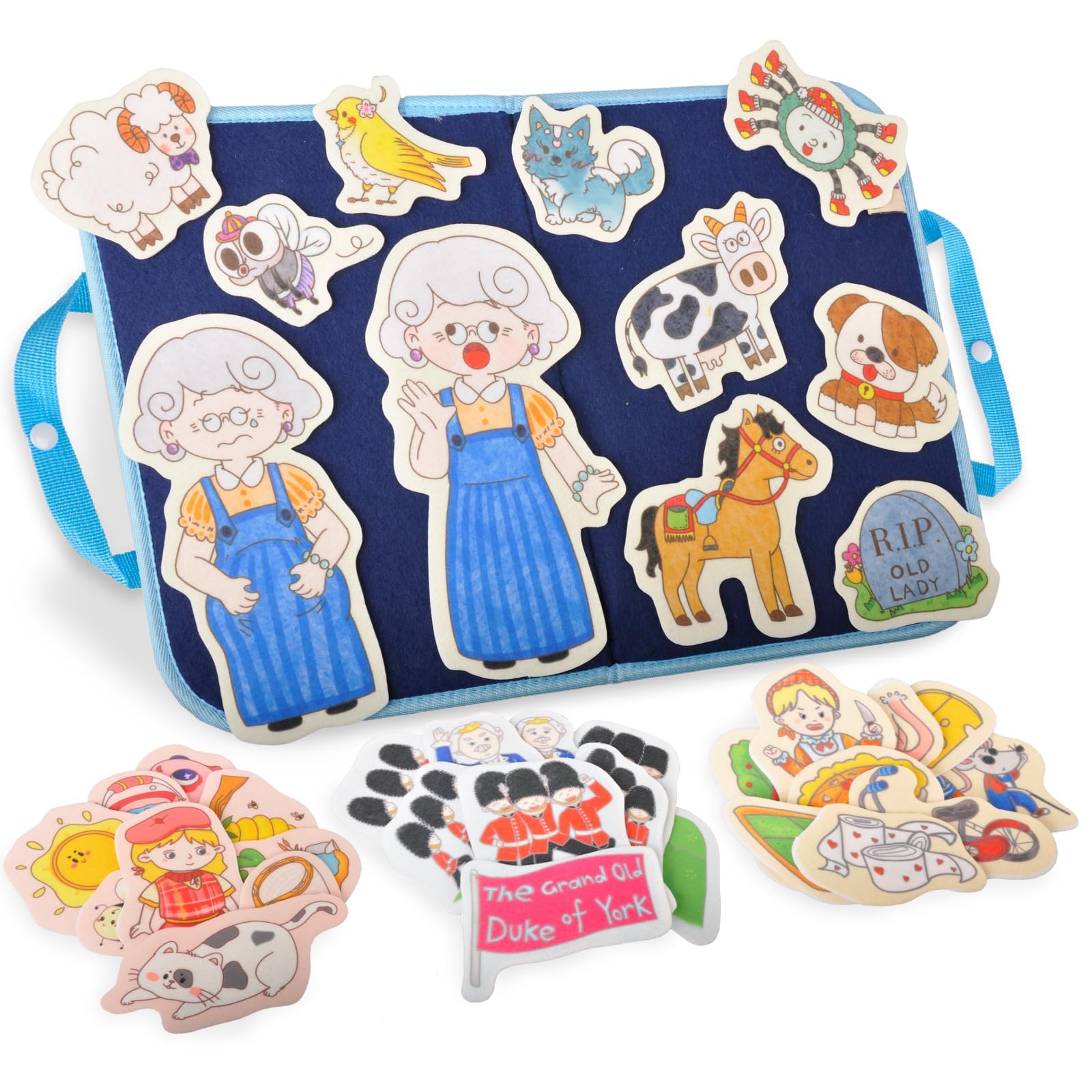 Snapklik.com : Felt/Flannel Board Story Set Of 4, PRECUT Felt Pieces ...