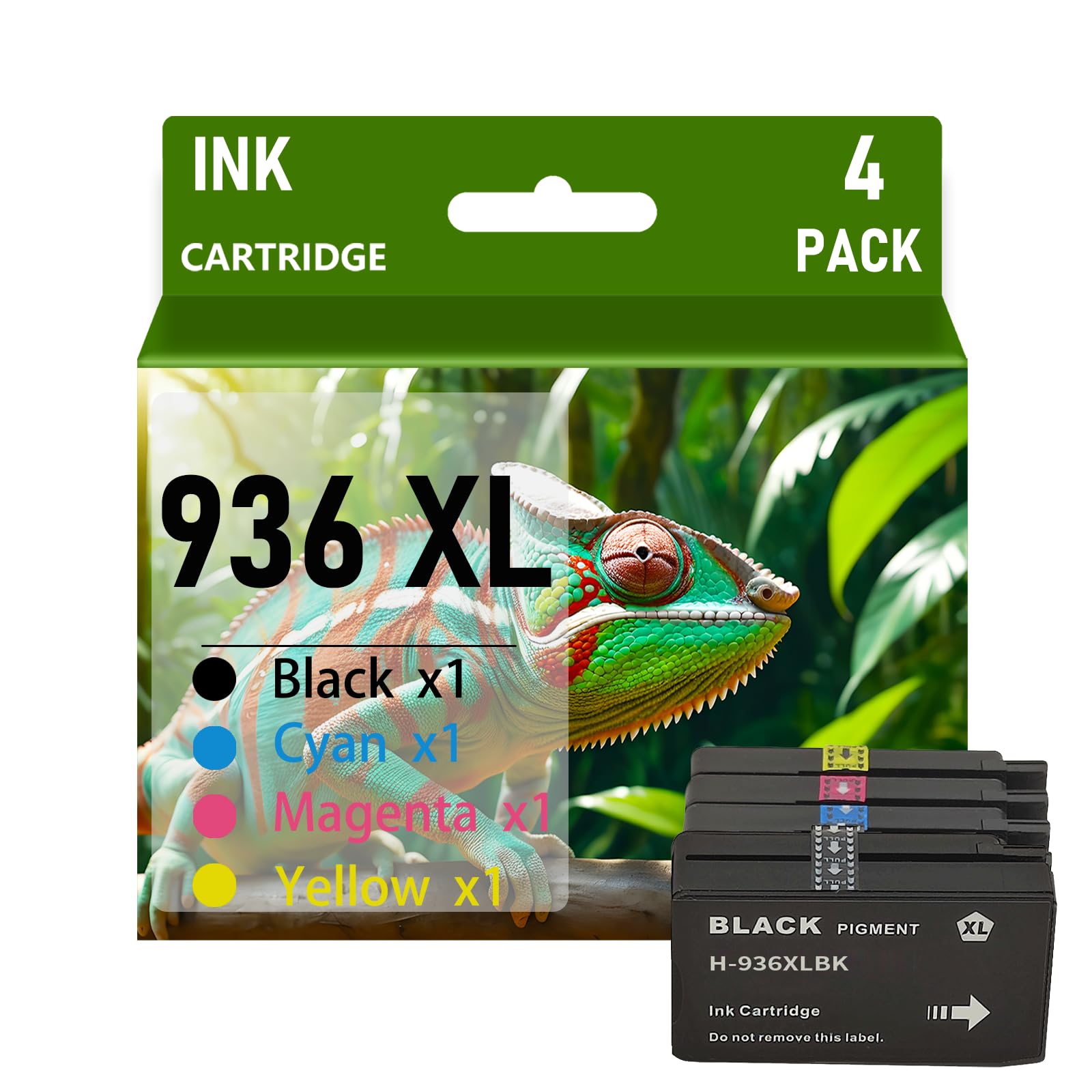 Amazon.com: 936XL Compatible Ink Cartridge Replacement for HP 936 for ...