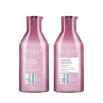 Amazon.com: Redken Volume Injection Shampoo and Conditioner | For Fine ...