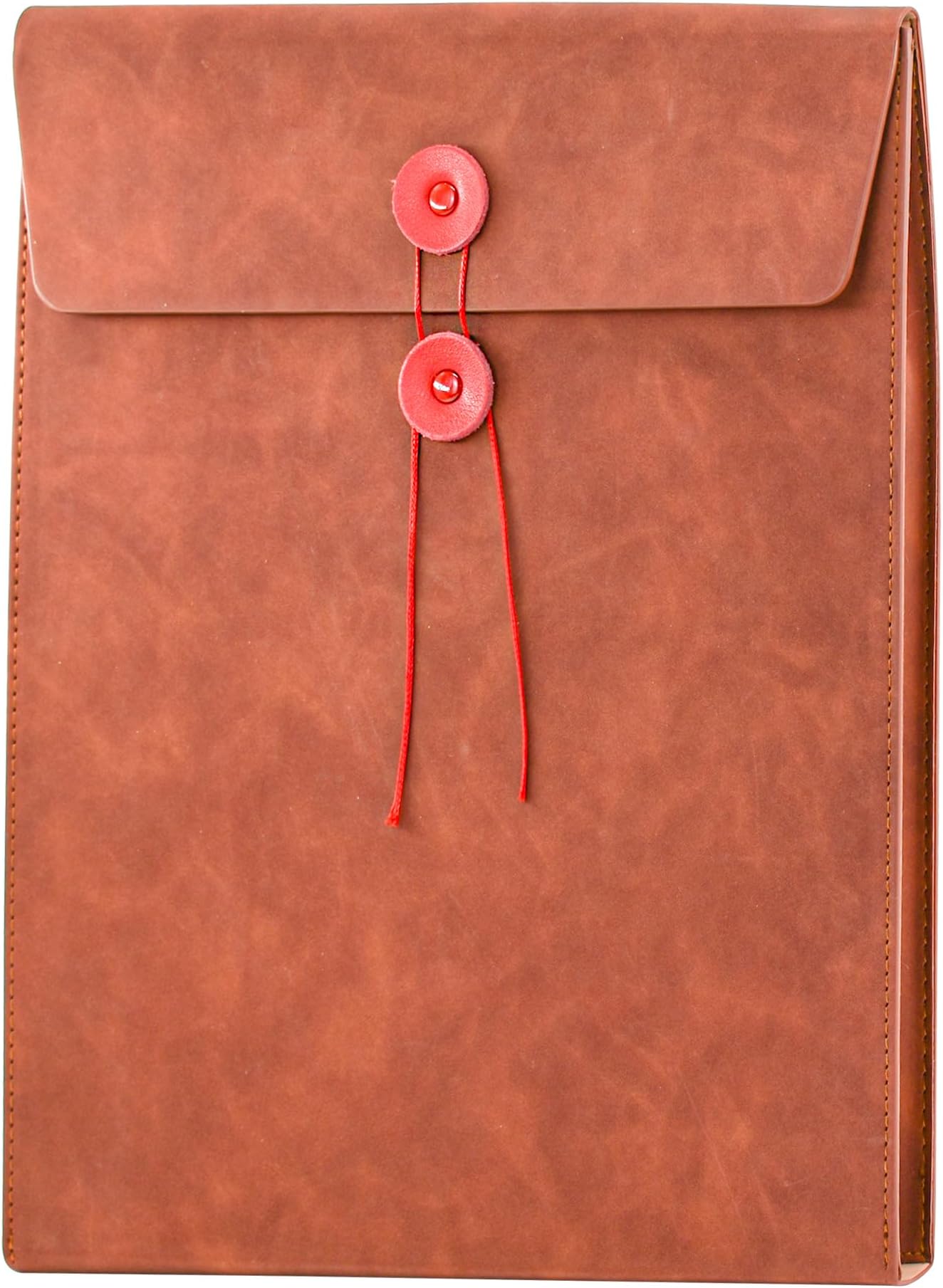 Amazon.com : VANRA Vertical PU Leather Envelope File Folders Expanding ...